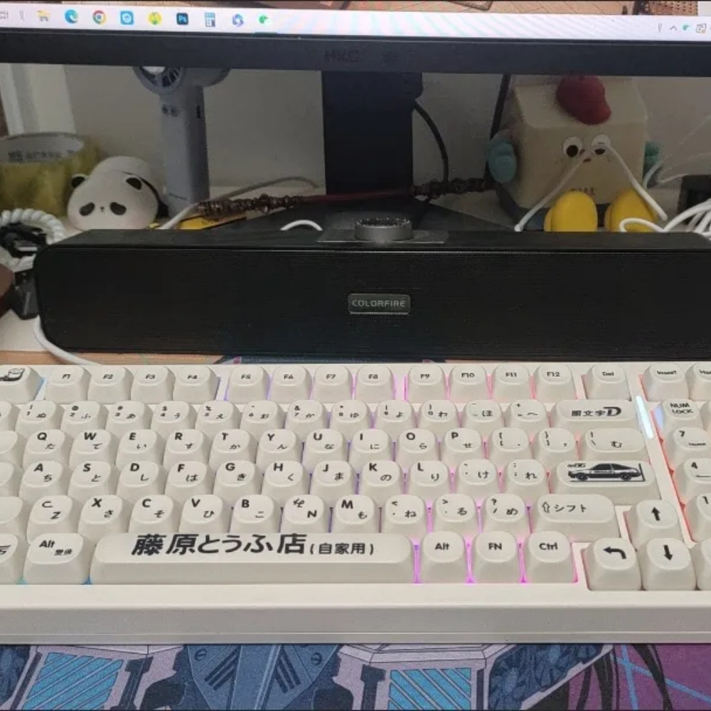 Initial D Keycap MOA Profile 118 Keys PBT Dye Sublimation Minimalist ...