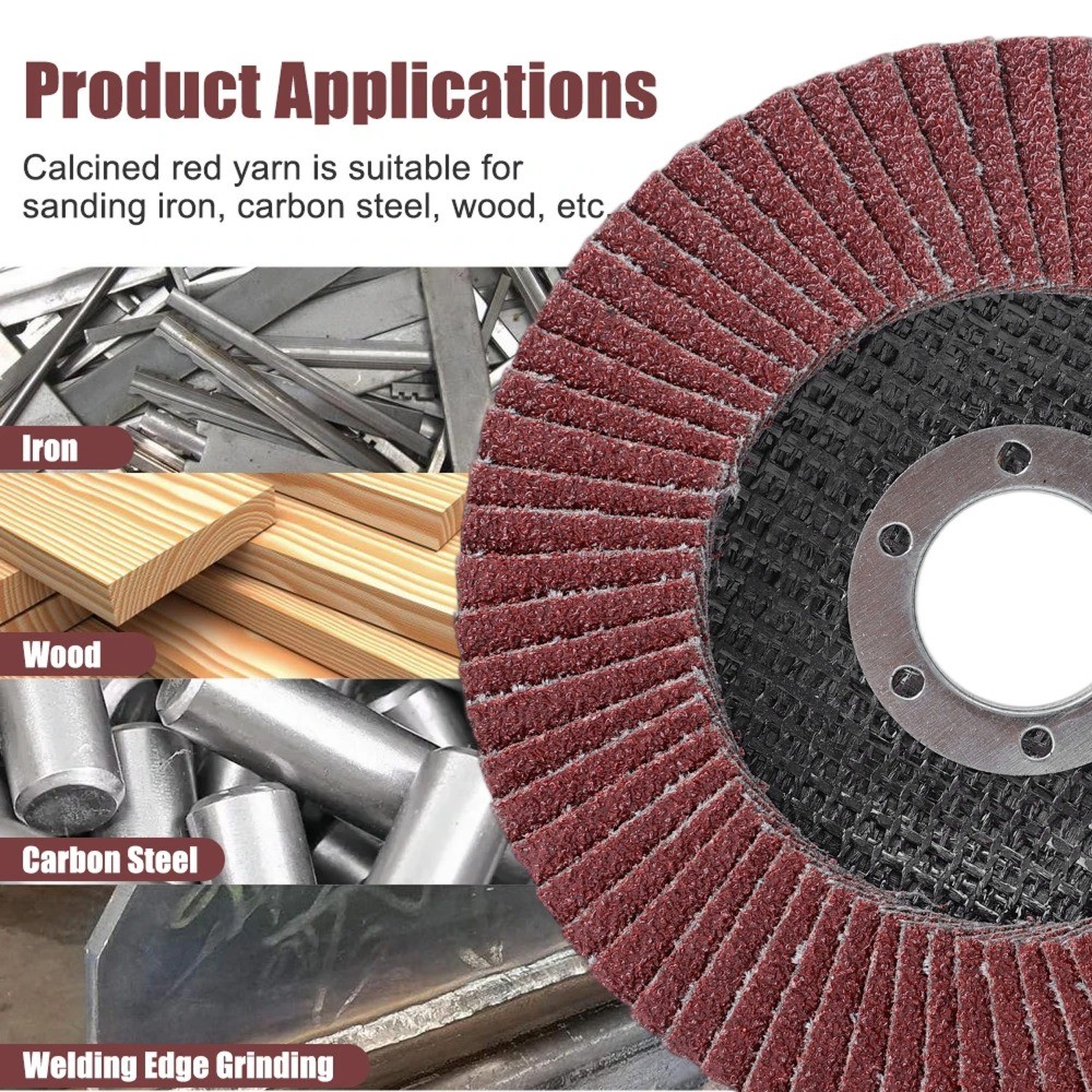 Aluminum Oxide Grinding Machine Polishing Disc - Detachable Louver ...