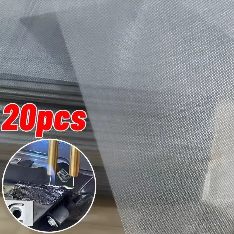 Stainless Steel Car Bumper Repair Mesh 20x15cm, Heavy-Duty Universal ...
