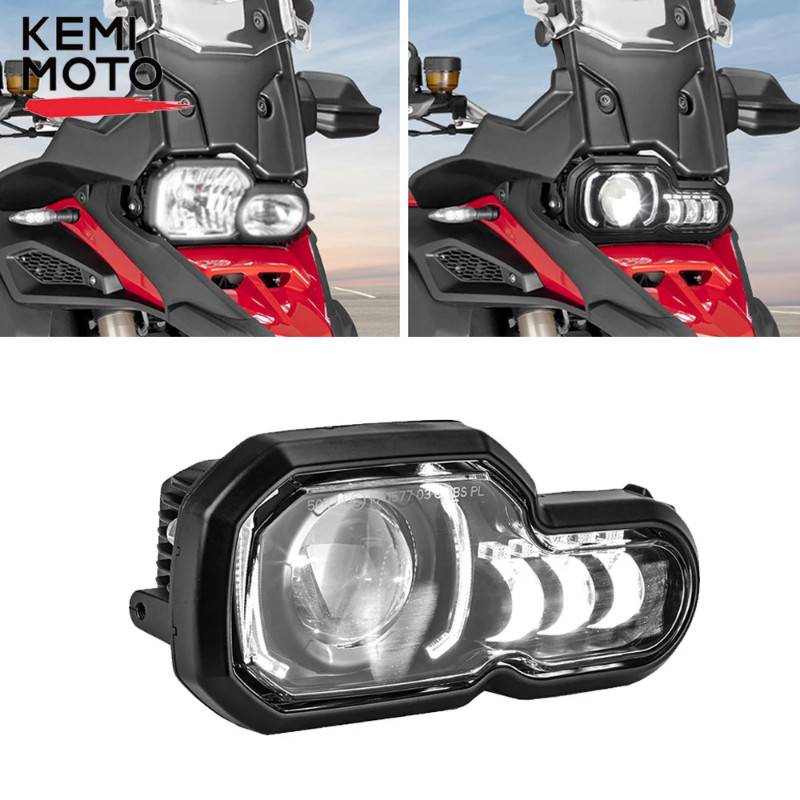 KEMIMOTO LED Headlight For BMW F800GS F800R F 650 700 800 GS F 800GS ...