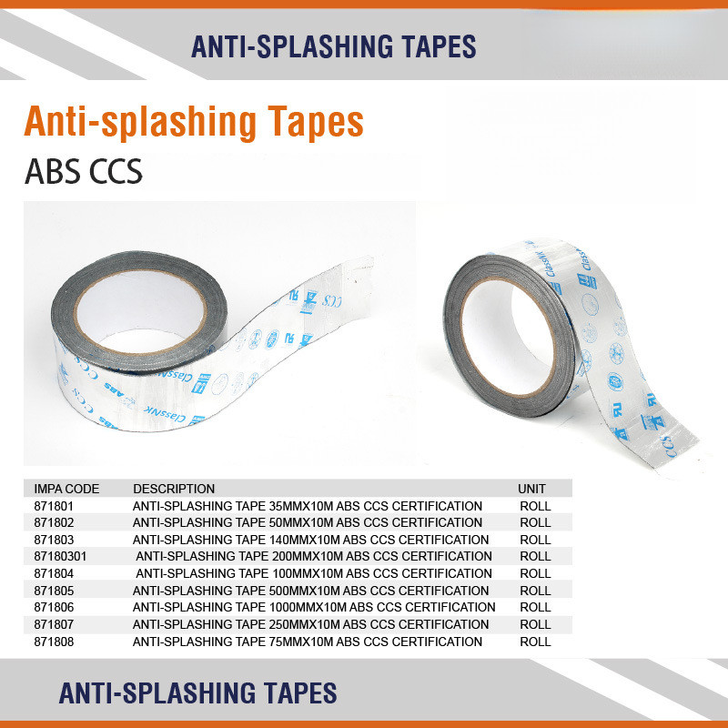 Marine Splash-Proof Tape IMPA 871808 Pipe Wrapping Anti-Splash Tape ...