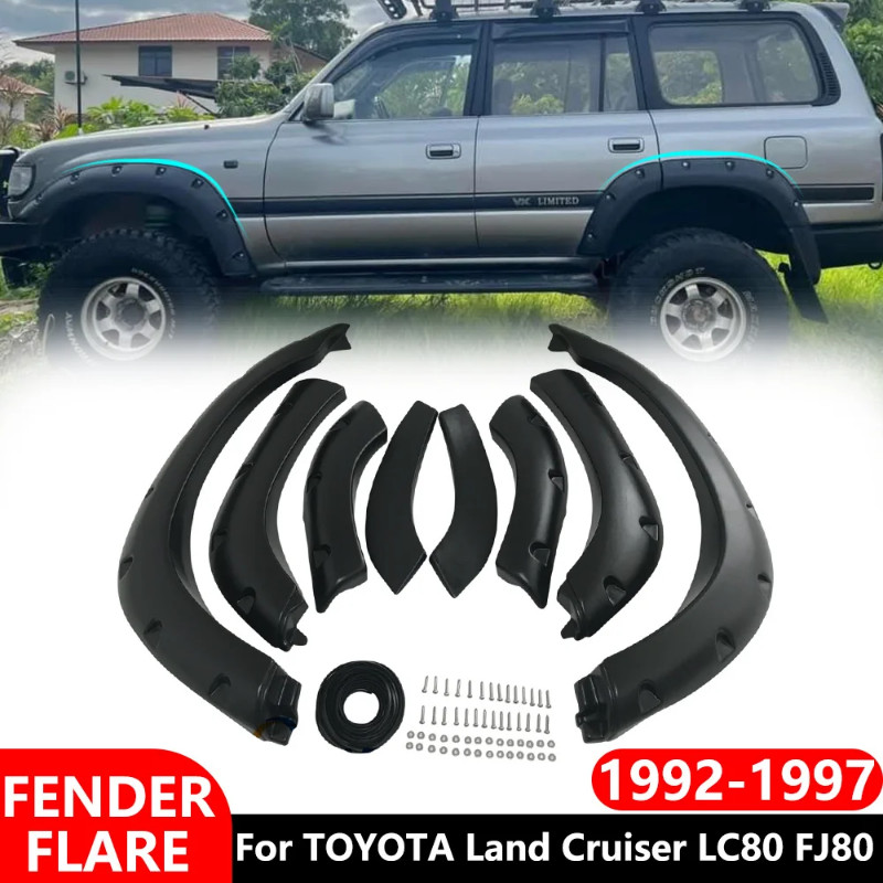 Wheel Arch Fender flares For Toyota Land Cruiser 80 Series LC80 Prado ...