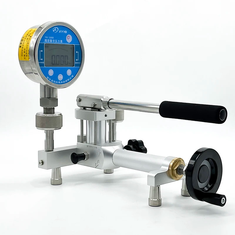 60Bar Portable Vacuum Pump Pneumatic High Pressure Test Comparator ...
