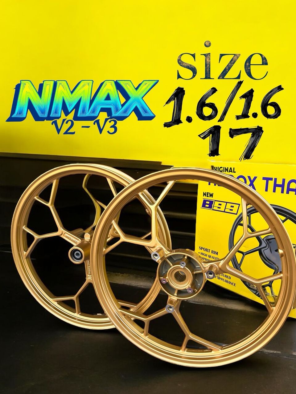 NMAX TURBO THAI NMAX V2 V3 PNP 17Inci Sport Rim Original 1.60-17 1.60 ...