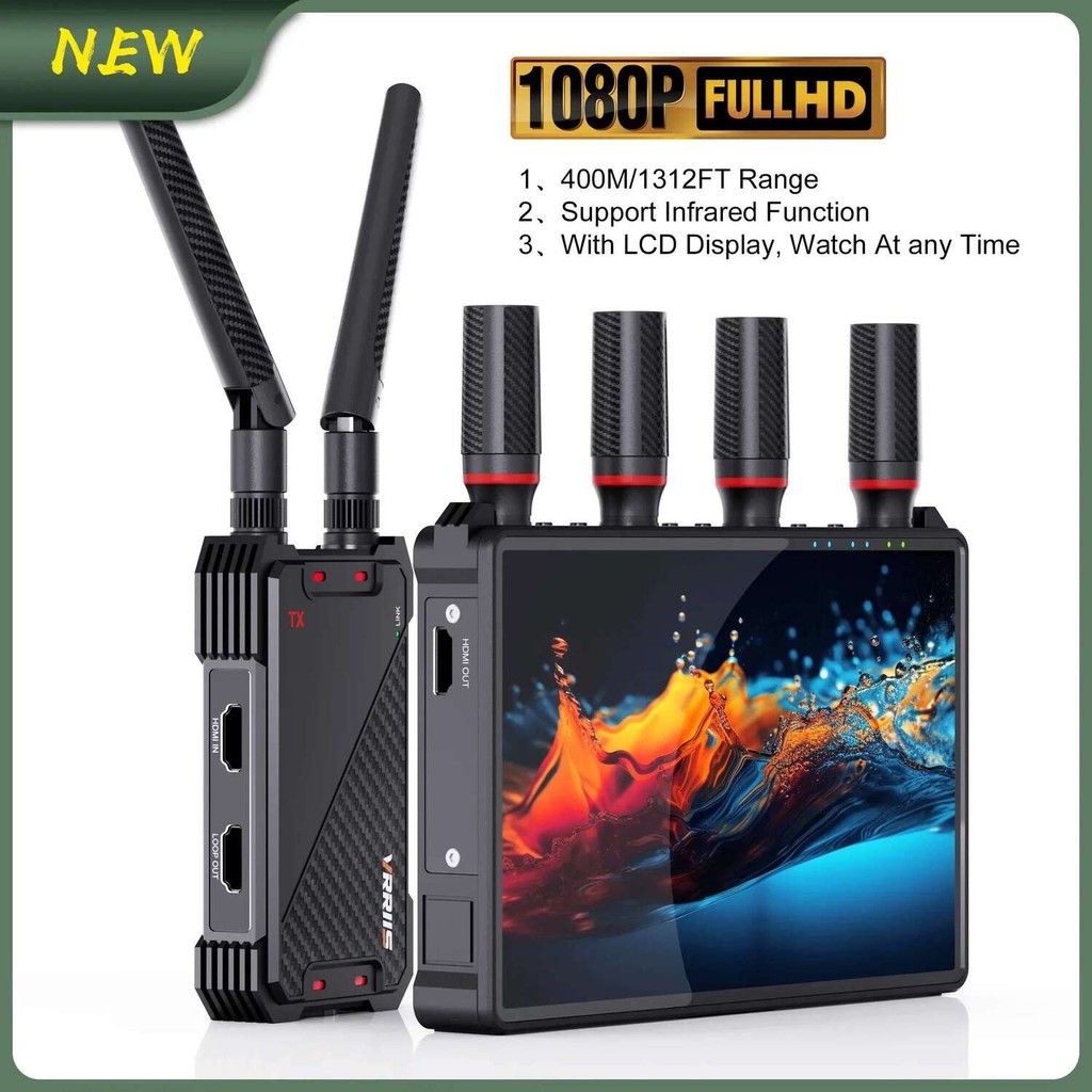 400M Wireless HDMI Video Transmission System Transmitter Receiver with ...