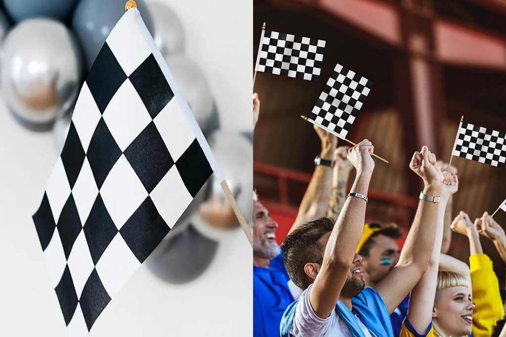 [Ready stock] Outdoor Flag Decoration Hand-waving Flag Mini Hand Held ...