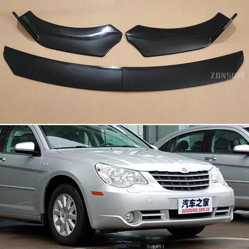 Body Kit Accessories Front Bumper Lip Splitter Spoiler For Chrysler ...