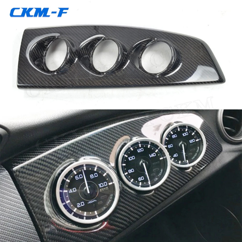 Carbon Fiber Inner Instrument Decoration Panel Car Sticker Trim Cover ...