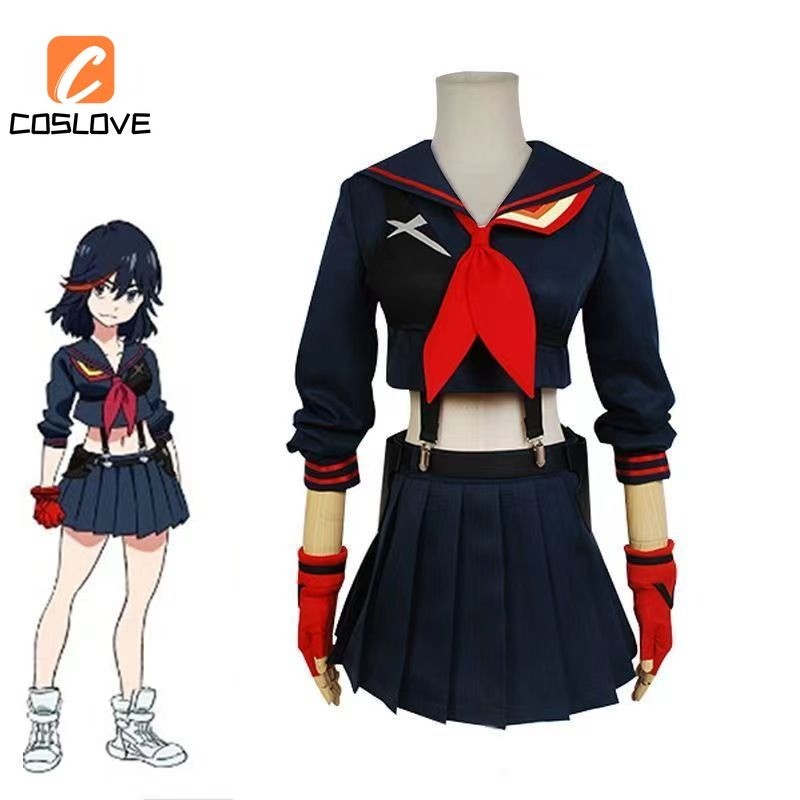 Anime Kill La Kill Natsuo Kurokami Cosplay Clothing Full Set Costume ...