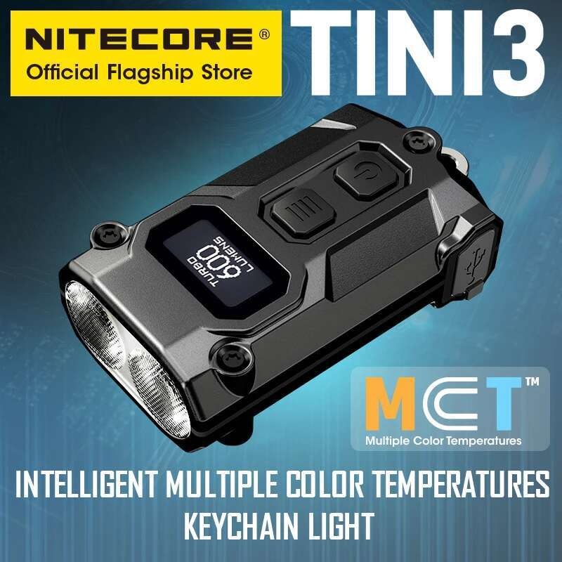 NITECORE TINI3 2025 EDC Keychain Light Mini Multiple Color Temperatures ...