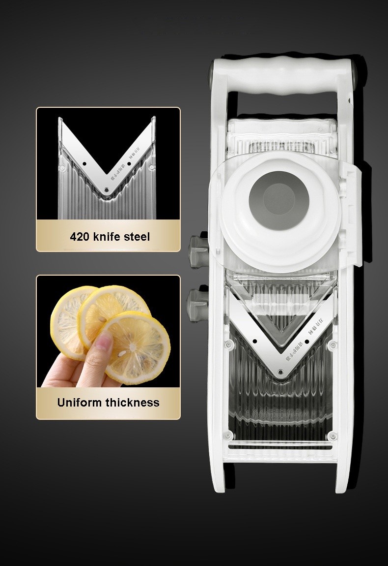 Multi functional Lemon Grater Vegetable Slicer With Basket,Fruit Potato ...