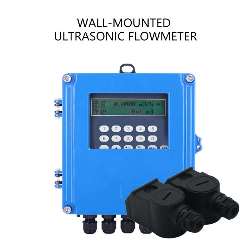 Pipe Type Ultrasonic Flowmeter External Clamp Type Ultrasonic Sensor ...