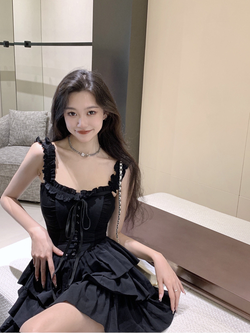 Plain Black Korean Plus Size Bodycon Mini Dress for Elegant Evenings | Shopee Malaysia