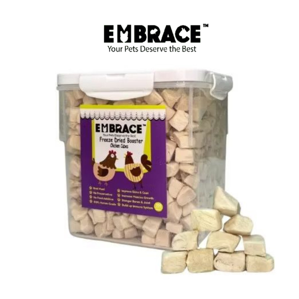 EMBRACE Premium Grade Freeze Dried Booster Food For Cats & Dogs 350G ...