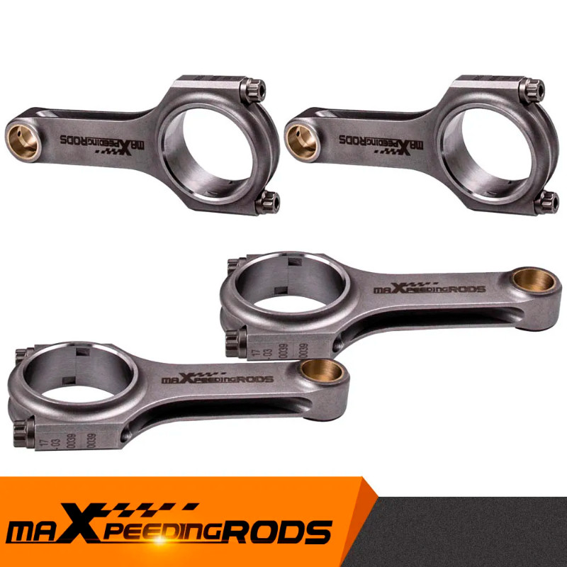 4x H-beam Connecting Rod for Fiat Punto GT 1.4 1.6 Turbo Conrod +ARP ...