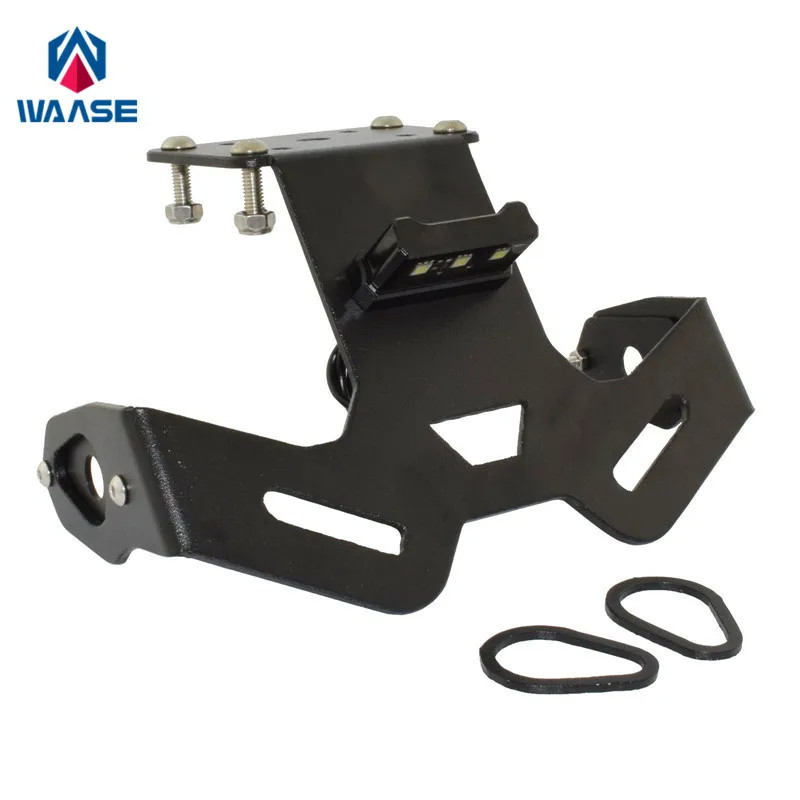 waase MT15 License Plate Holder Frame with LED Light For Yamaha MT-15 ...