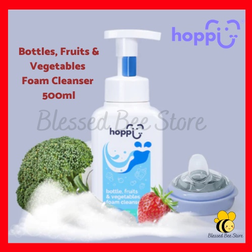 Hoppi Bottle, Fruits & Vegetables Foam Cleanser 500ml | Shopee Malaysia
