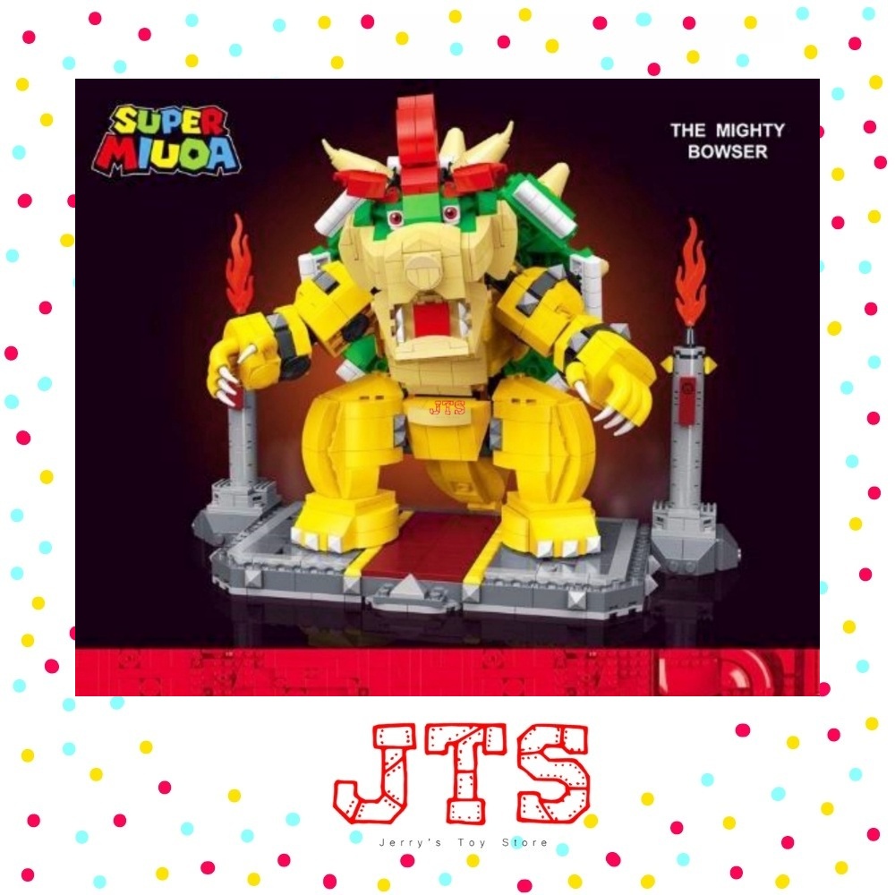 JTS OEM Super Mario The Mighty Bowser 1358pcs 99068 Toys Blocks Brick ...