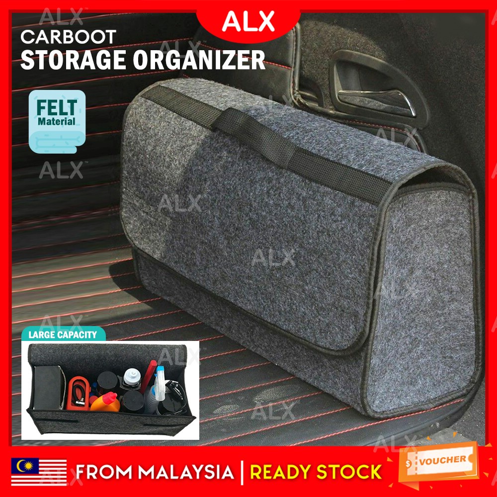 ALX Car Boot Bonnet Bag Large Storage Compartment Tool Shoes Grocery ...