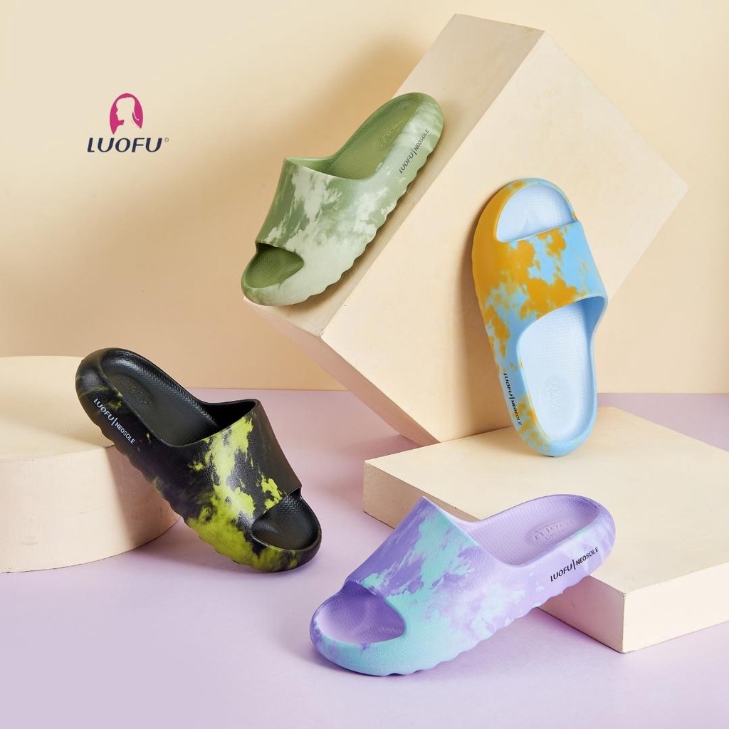 LUOFU Women EVA Slides Slippers E6224-E14 | Shopee Malaysia