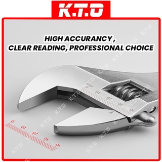 6 / 8 / 10 / 12 Inch Heavy Duty Adjustable Spanner Wrench / Spana Hidup ...