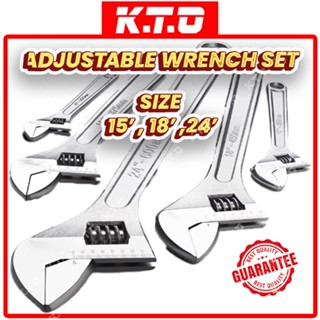 15 / 18 / 24 Inch Heavy Duty Adjustable Spanner Wrench / Spana Hidup ...