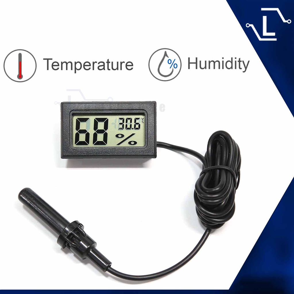 [Luminense] FY-12 Digital Temperature Hygrometer Mini Meter Thermometer ...