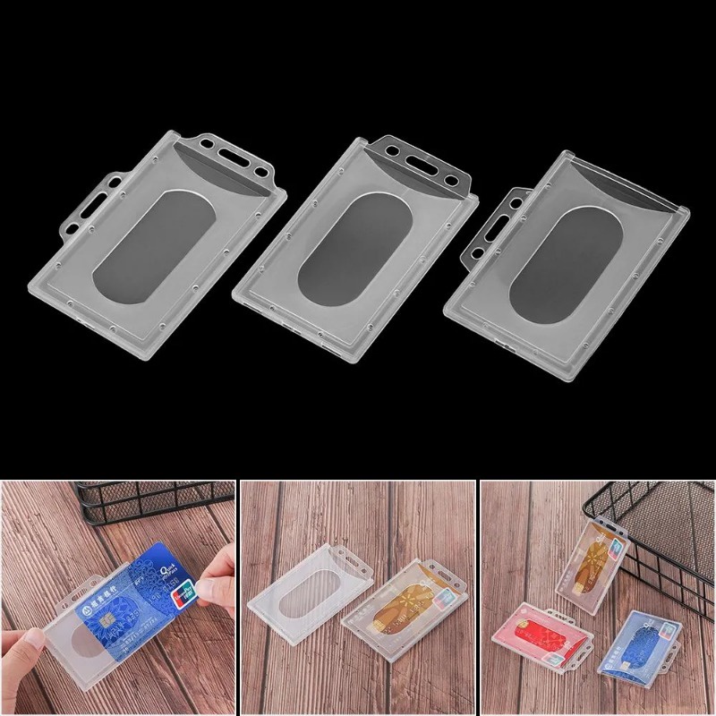 Office School Multi-use Work Card Holders / Multi-use Hard Plastic ...