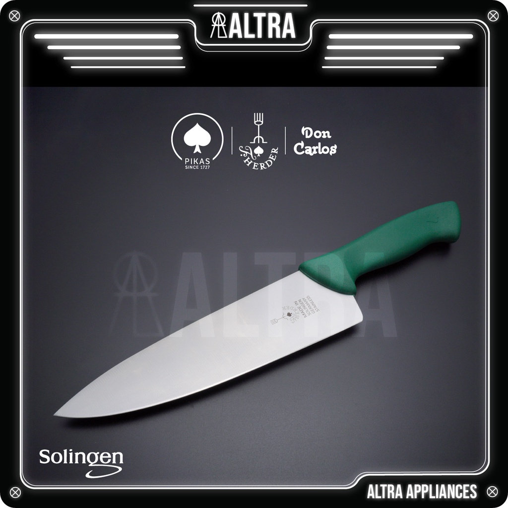 8631-21,00 GREEN / F. Herder (Solingen Spade Brand) 8 inch Chef Kitchen ...