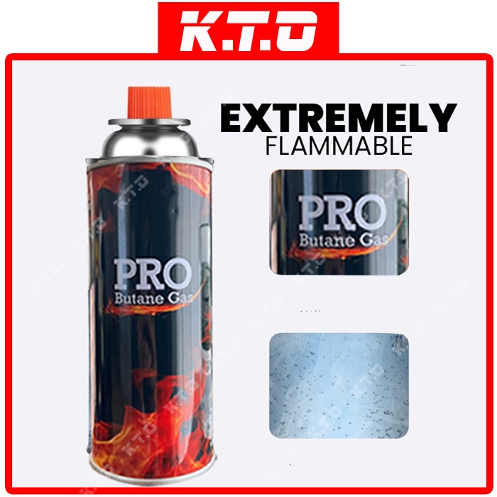 4 Bottles Liquefied Butane Gas Cartridge Portable Gas Stove Cartridge ...