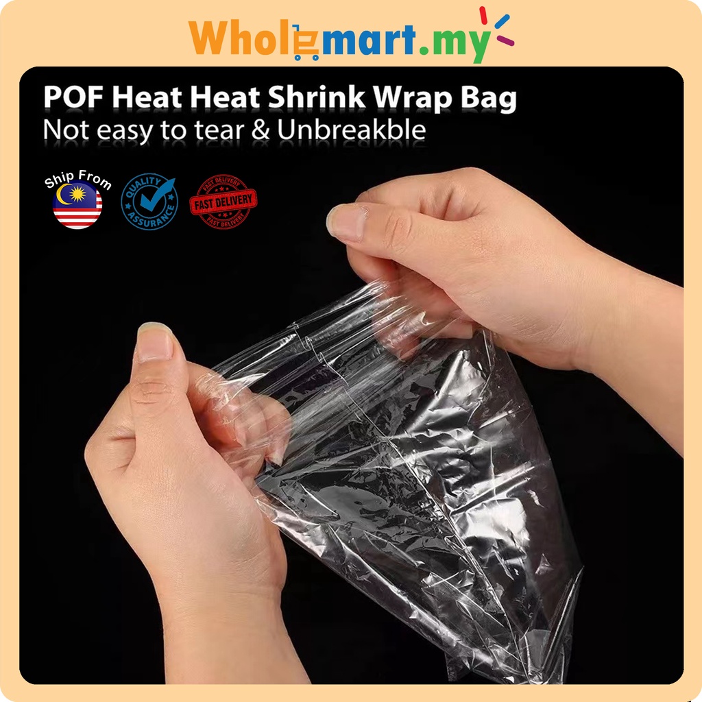 1pcs PVC Heat Shrink Wrap Bag | POF热缩袋热缩膜包装盒 | Shopee Malaysia