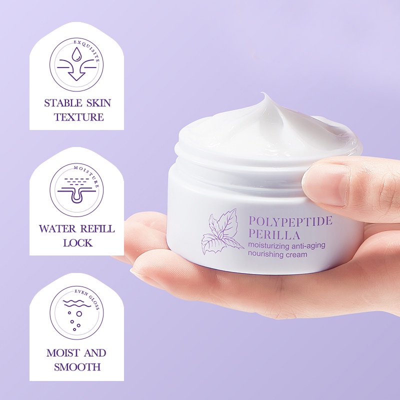 BIOAQUA Polypeptide Perilla Moisturizing Anti-Aging Nourishing Cream ...