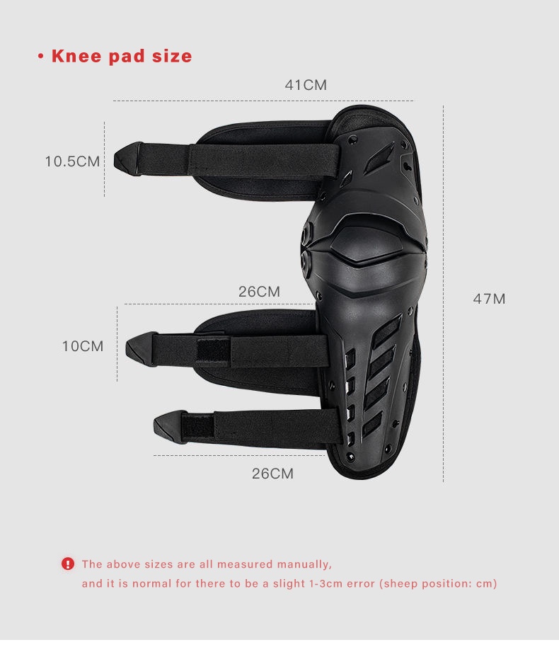 SULAITE Motorcycle Knee Pads Upgraded Mountain Bike Dirt Bike Knee Pads ...