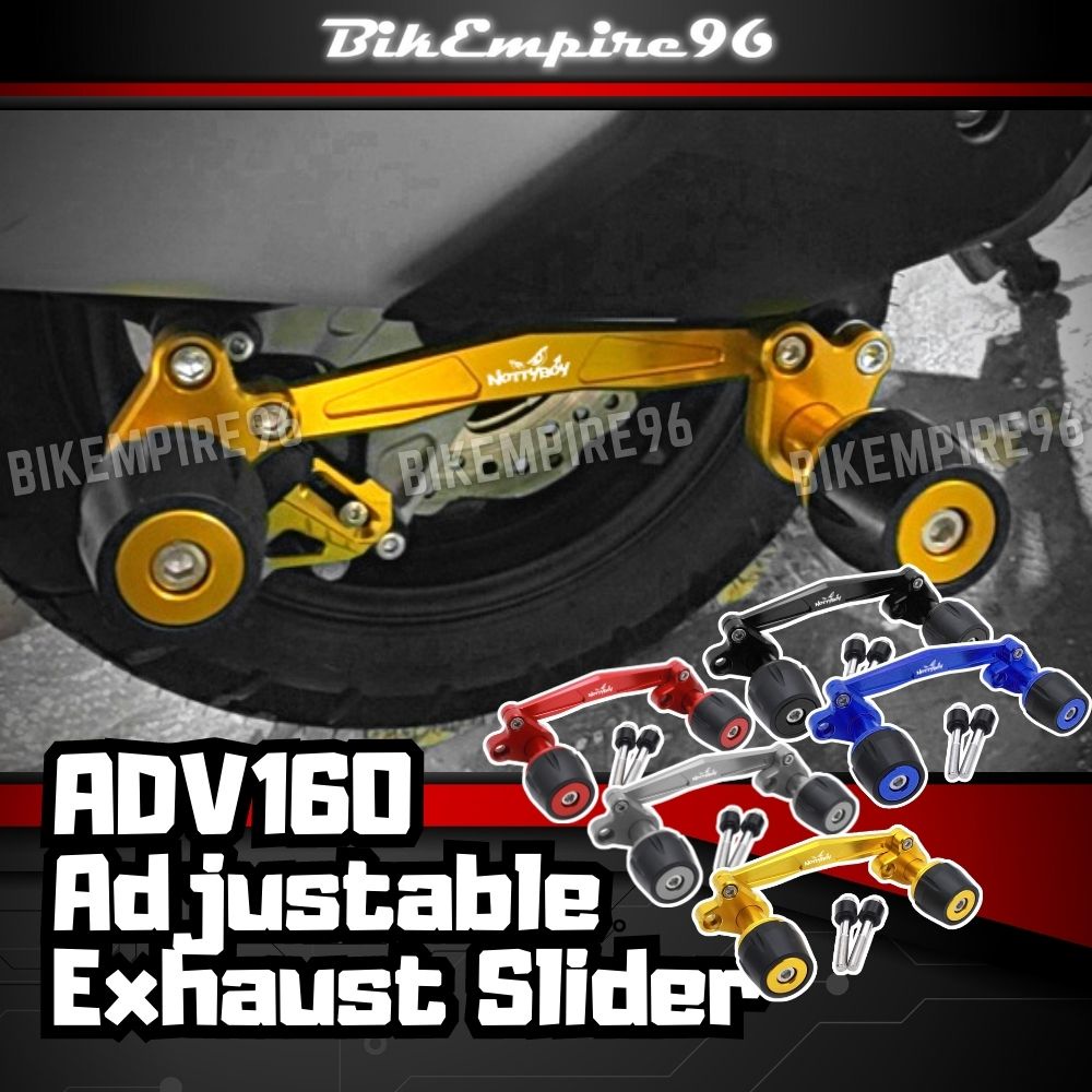 HONDA ADV160/150 PCX150/160 FORZA250 XMAX250 Adjustable Exhaust Slider ...