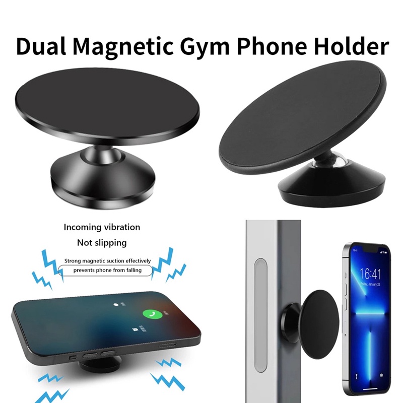 HdoorLink Universal Double-Sided Magnetic Phone Holder Dashboard Mobile ...