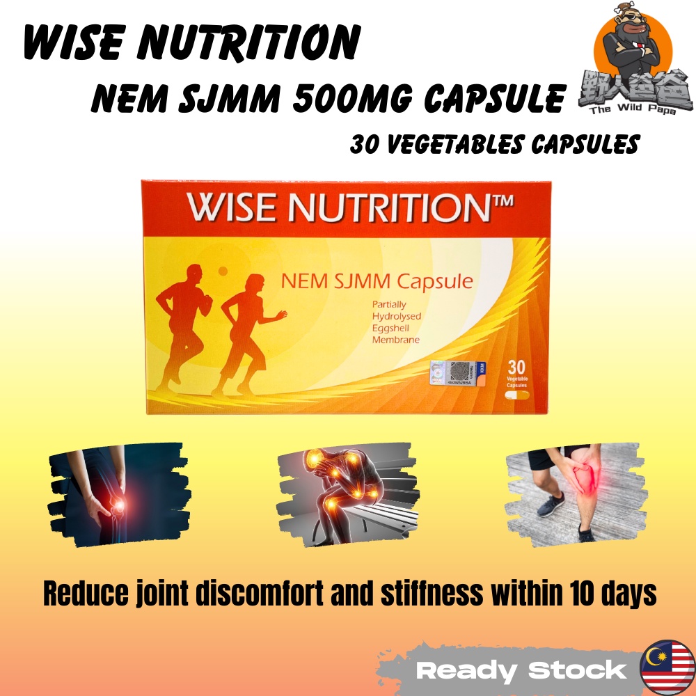 WISE NUTRITION NEM 500mg 30 Capsules Ubat Sakit Sendi & Joint Pain ...