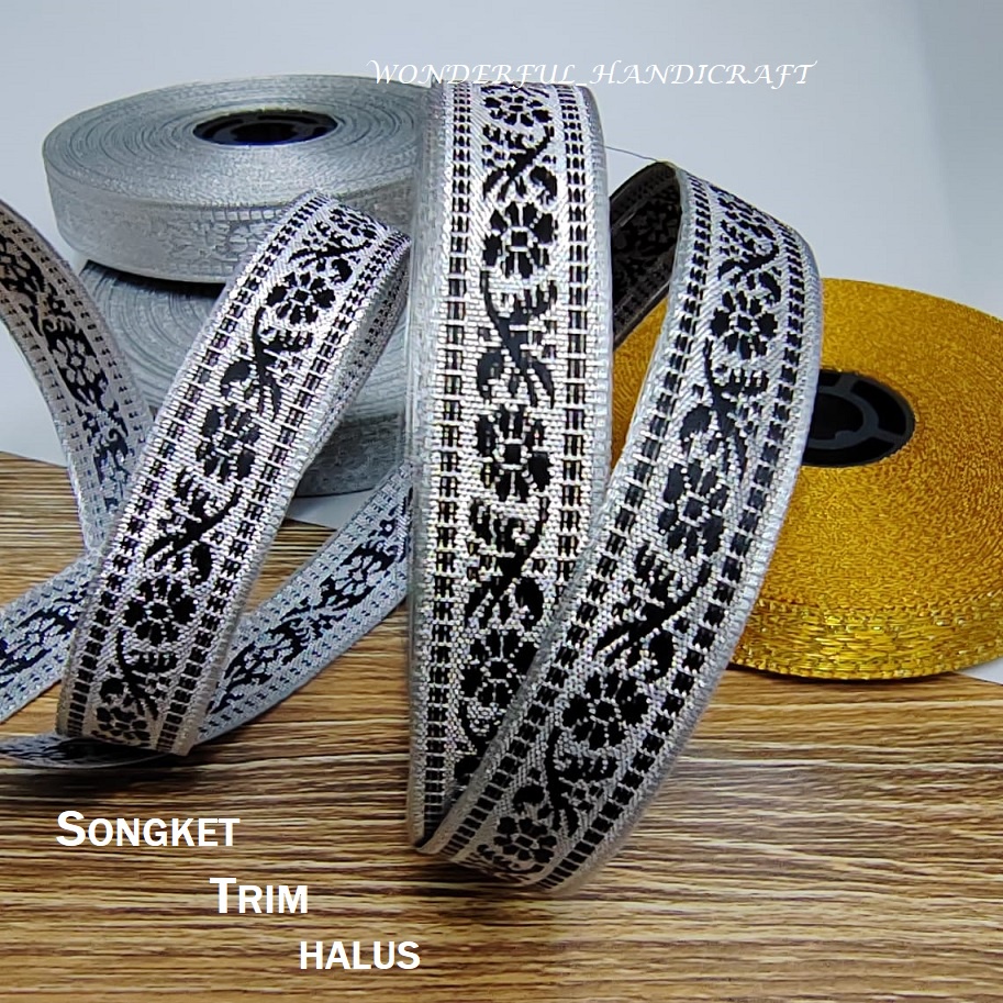 ( meter) Jacquard Border Lace Songket Lace Songket Trim #9164 / Renda ...