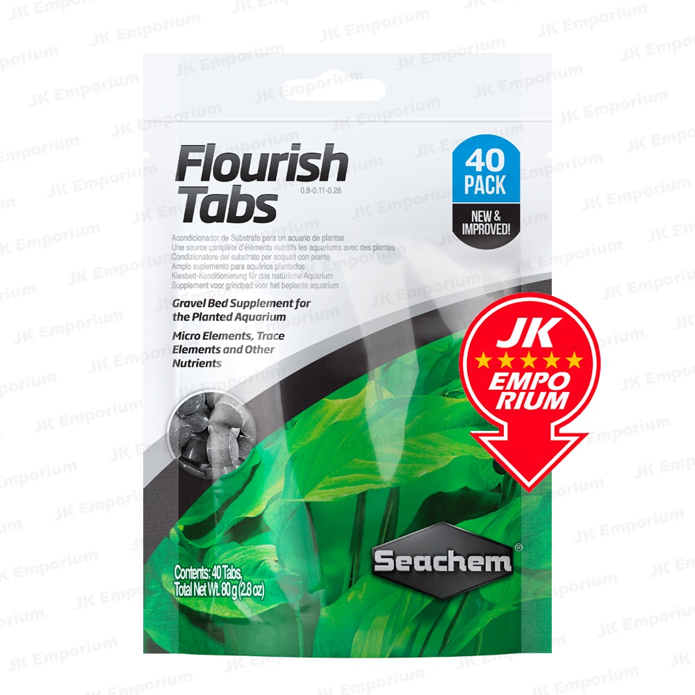 Seachem Flourish Tabs 10's 40's Plant Root Tab Fertilizer Fert Baja ...
