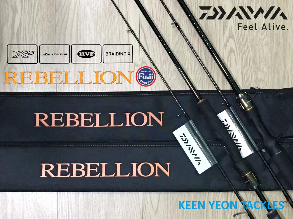 2020' DAIWA REBELLION FISHING ROD | Shopee Malaysia