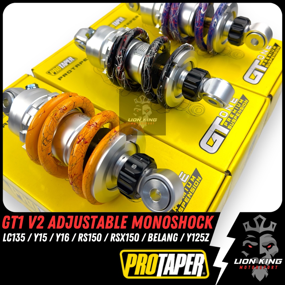 🔥💯 PROTAPER GT1 V2 Adjustable Monoshock Mono Shock Gold Rod Y15 Y15ZR ...