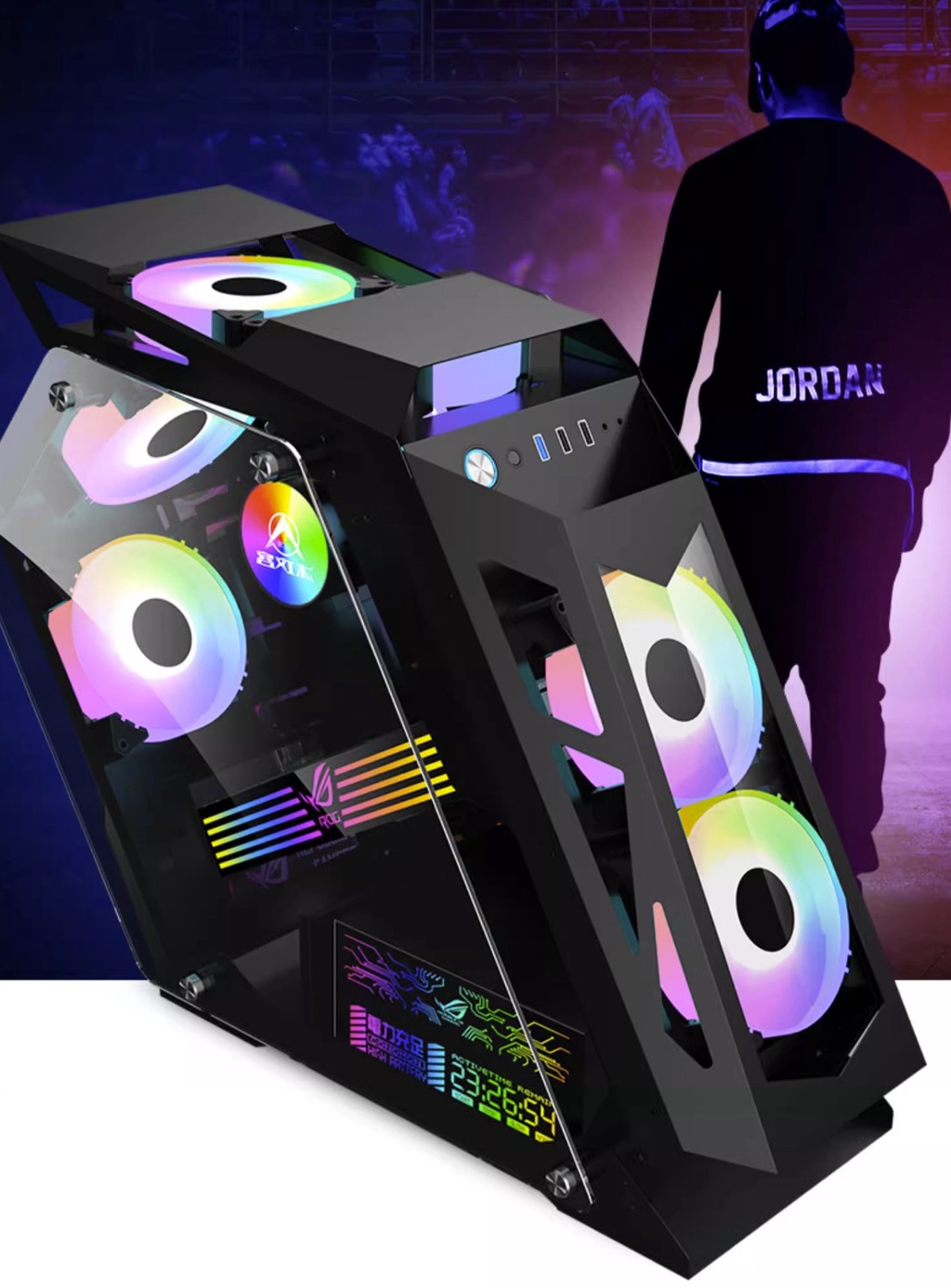 Xiao Ka Gaming Casing Black White Pink Gaming Concept Casing Alien ...