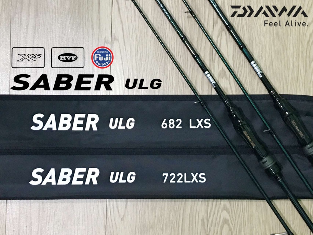 DAIWA SABER ULG SPINNING/ BAITCASTING(BC) FISHING ROD | Shopee Malaysia