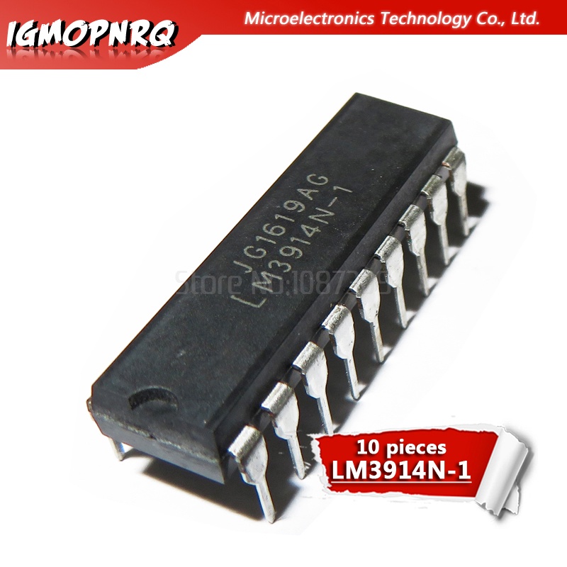 10pcs LM3914N-1 LM3915N-1 LM3916N-1 LM3914N LM3914 DIP-18 Voltage comparator | Shopee Malaysia