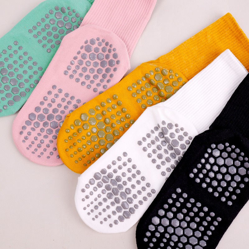 Women Dance Fitness Training Floor Socks Soles Silicone Non-slip ...