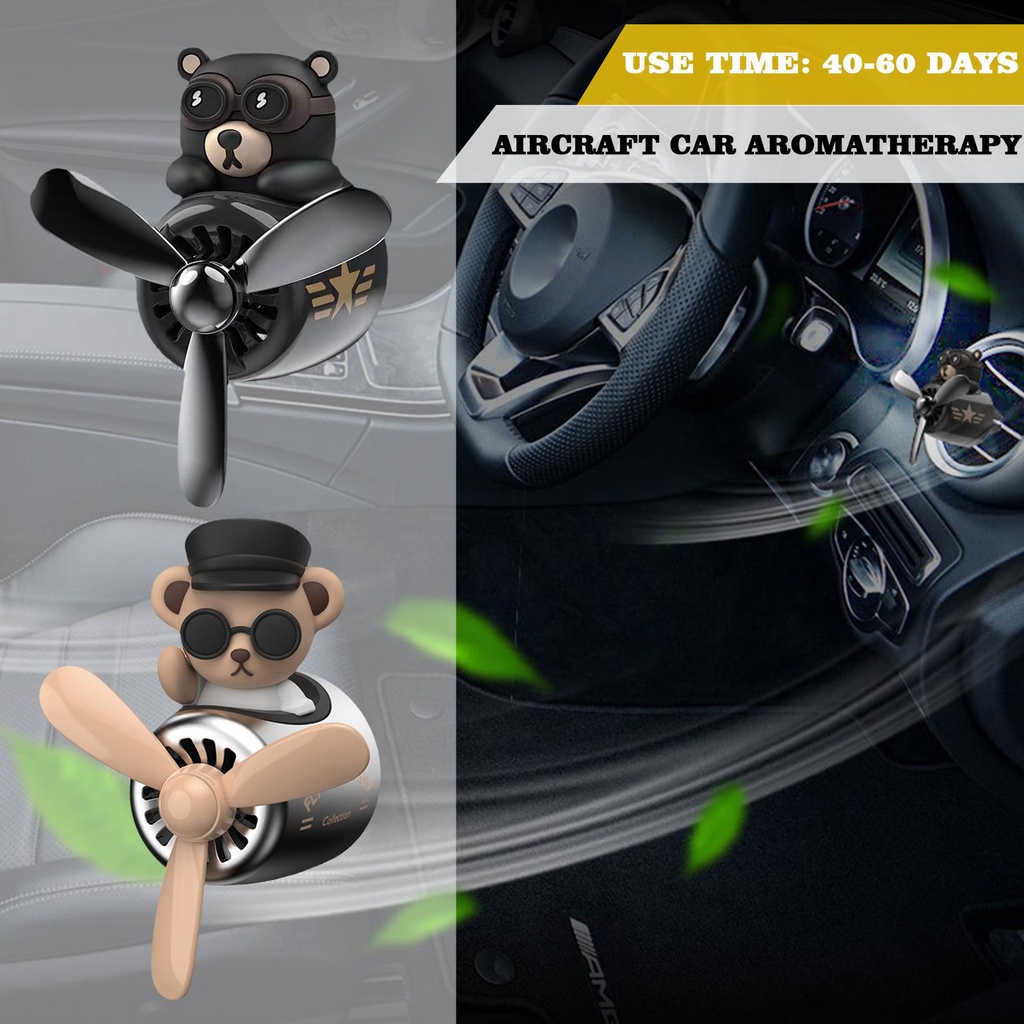 (Local seller) Kebidumei Car Air Freshener Teddy Bear Pilot Spider-Man ...