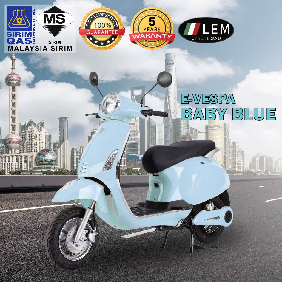 ★LEM★ NEW !!! E-Vespa - electric bike/electric scooter | Shopee Malaysia