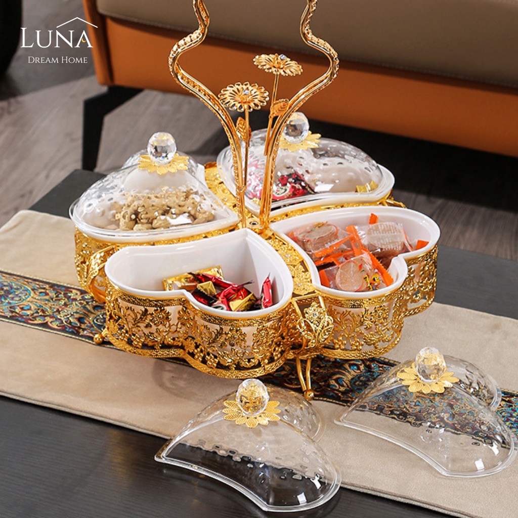 LUNA [Hearty Platter Gold] Kitchen Accessories Serving Platter ...