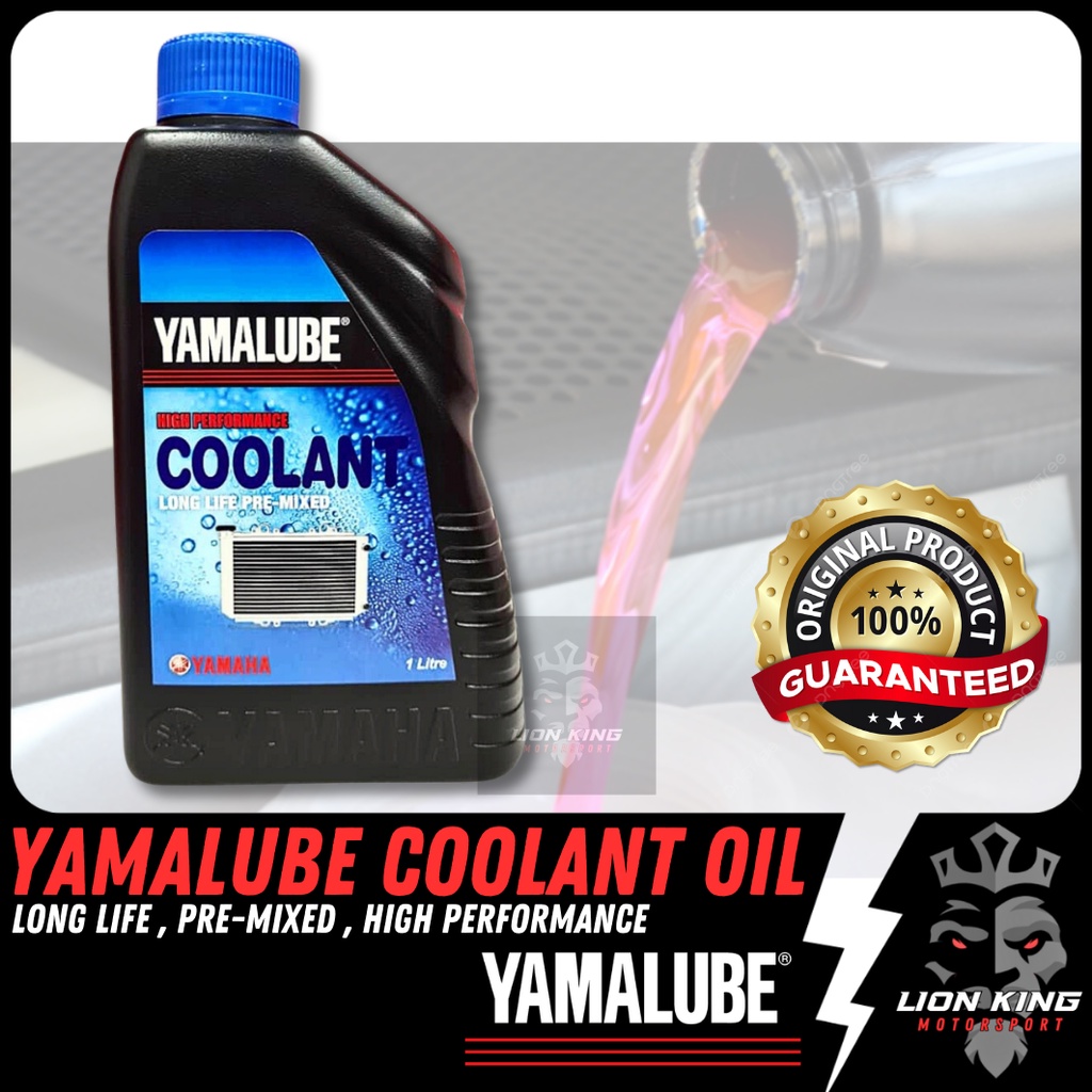 🔥💯 YAMALUBE Coolant 100% Original 1 Liter Pre-Mixed Long Life Penyejuk ...