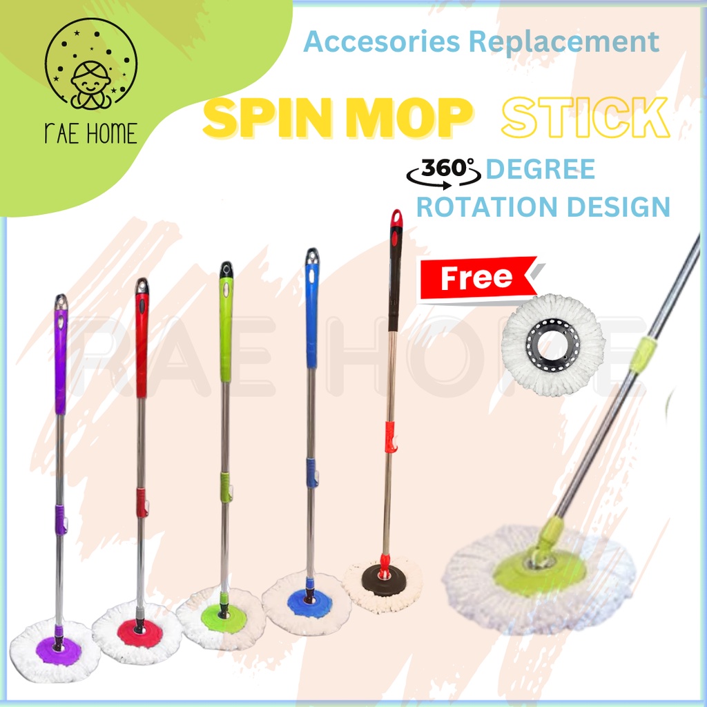 360 Easy Spin Mop Hand Free Extendable Water Absorption High Quality ...