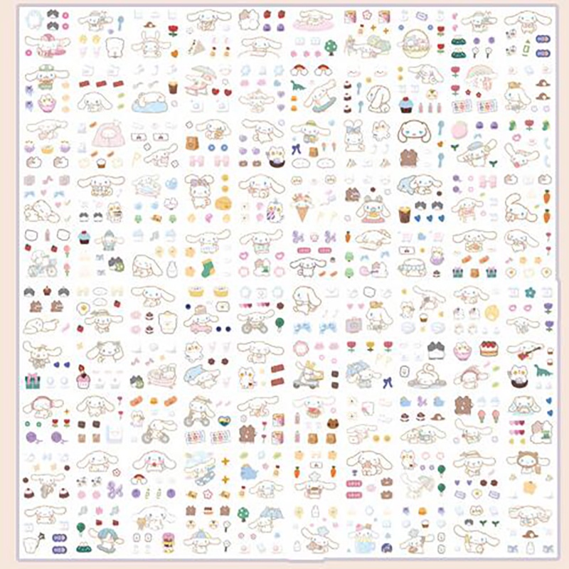 100 PCS/Box Sticker PET Waterproof sticker Japanese Cartoon Pattern ...
